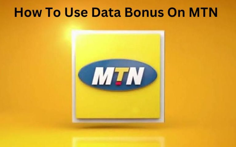 How To Use Data Bonus On MTN Nigeria - Plotterwave